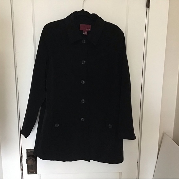 Merona | Jackets & Coats | Merona Black Trench Coat Xl | Poshmark